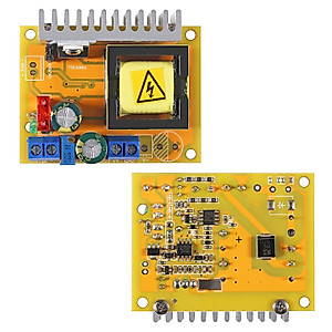 Aobao 2pcs High Voltage DC-DC Boost Converter 8V-32V to 45V-390V ZVS Step-up Booster Module Capacitor Charging Power Supply Module Adjustable Voltage Output