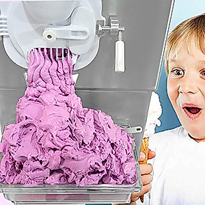 Kolice Commercial Bravo Italy Gelato Hard Ice Cream Machine, Italian Water Ice Machine, Street Food Machine- ETL Certificate, High Production: 23-27gallon/hour