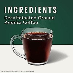 Starbucks Decaf Ground Coffee — Pike Place Roast — 100% Arabica — 1 bag (12 oz.)