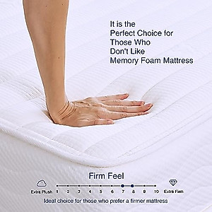 Sunrising Bedding 8” Natural Latex Queen Mattress, Individually Encased Pocket Coil, Firm, Supportive, Naturally Cooling, Organic Mattress, 120-Night Free Trial, 20-Year Warranty