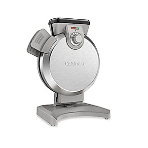 Mini Belgian Waffle Maker by Cuisinart, Vertical Mini Waffle Iron, Silver