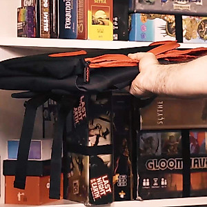 GeekOn SpacePak Board Game Backpack - A Large Capacity, Flat Folding Game Bag to Safely Transport Your Games