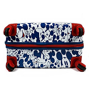 Disney Mickey Mouse 24 Inch Blue Rolling Luggage