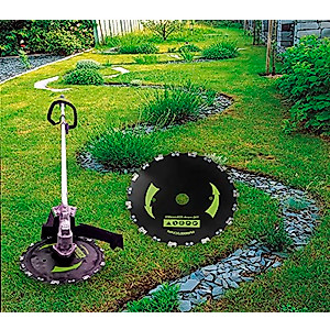 9 × 20T Chainsaw Tooth Brush Blade -2 Pcs Chainsaw Weed Eater Saw Blades with 3 Round Files and 4 Washers for Weed Eater Brush Cutter,Bursh Cutter,String Trimmer,Forester Brush Blade,Weed Wacker