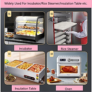 U Shape Rice Steamer Heating Pipe, M16 220V/1KW Immersion Heater Element 304 Stainless Steel Heating Element for Water Tanks Rice Steamer Towel Cart