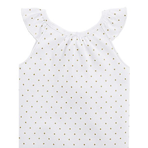 Simple Joys by Carter's Baby Girls' 6-Pack Short-Sleeve Bodysuit, Multicolor/Dots/Hearts, 6-9 Months