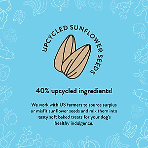 Shameless Pets Soft-Baked Dog Treats, Lobster Rollover - Natural & Healthy Dog Chews for Hip & Joint Support with Glucosamine - Dog Biscuits Baked & Made in USA, Free from Grain, Corn & Soy - 3-Pack