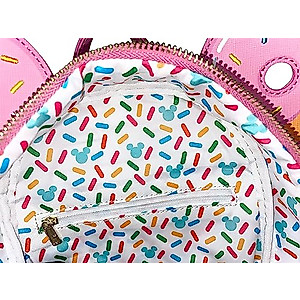 Loungefly Disney Mickey Mouse Cupcakes and Donuts Womens Double Strap Shoulder Bag Purse