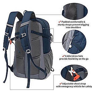 Shanyk 40L Hiking & Camping Travel Backpack | Water-resistant Lightweight Outdoor Daypack for Men & Women