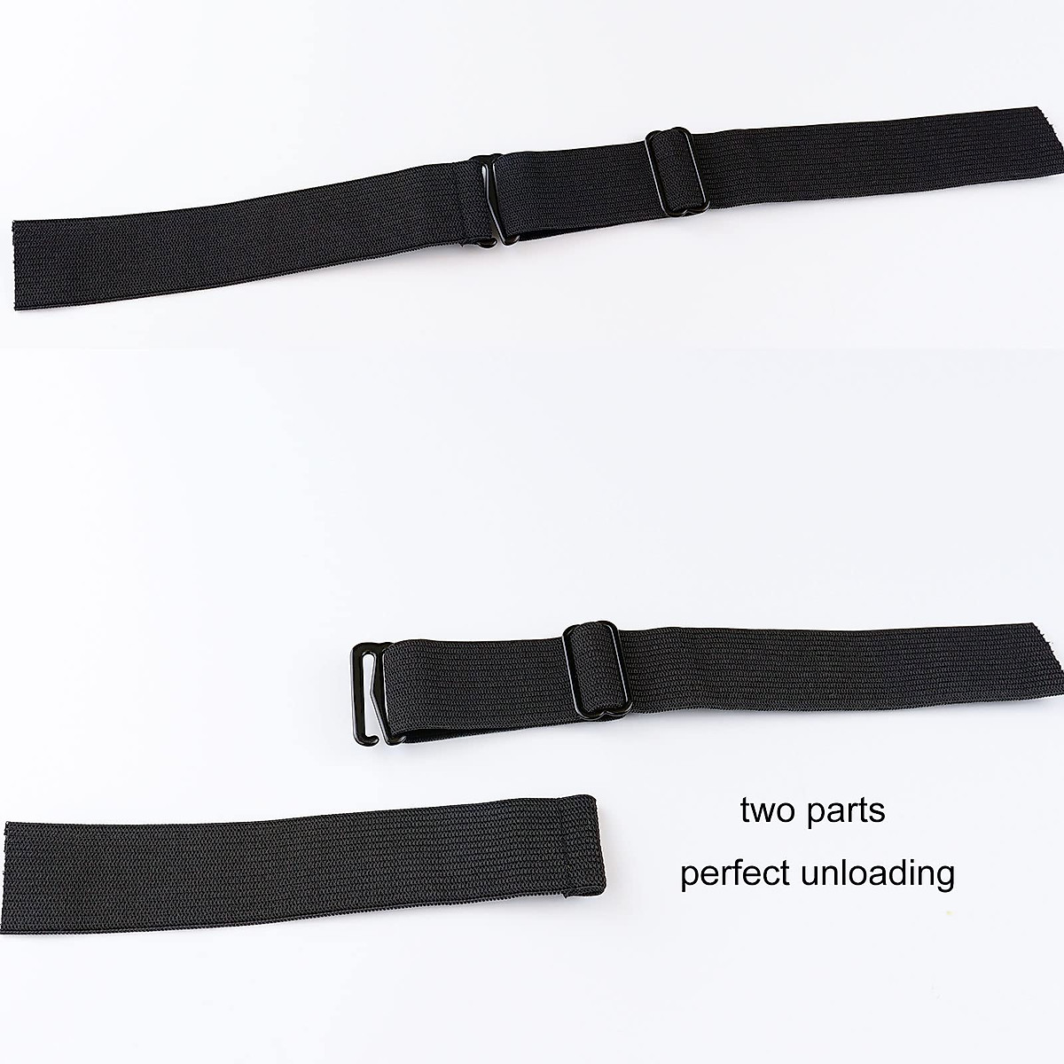 PIESOYRI 6PCS Adjustable Elastic Bands for Wigs, Adjustable Wig Straps for Making Wig Glueless, Adjustable Wig Bands for Keeping Wigs in Place (Size: 1 * 14inches)