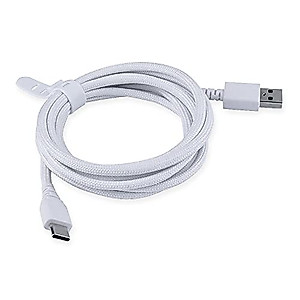 HUYUN USB C to USB Data Charging Cord Compatible for Razer Viper V2 Pro/DeathAdder V3 Pro/Basilisk V3 Pro Wireless Gaming Mouse Adapter (White)