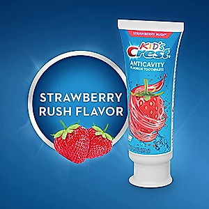 Crest Toothpaste 4.2 Ounce Kids Strawberry Rush (Pack of 6)