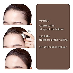 Hairline Powder(Medium Brown) Hair Root Dye, Instantly Hair Color Shadow Cover Gray Hair Root, Hair Touch-Up, Thin Hair Powder 4g…