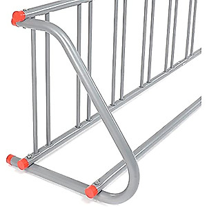 Global Industrial 111" L All-Steel Grid Rack, 9 Bikes, Powder Coated Steel