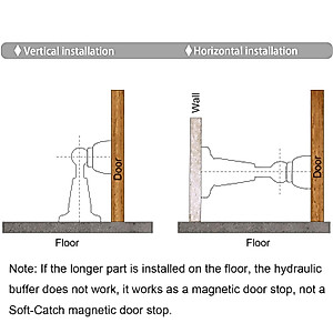 Soft-Catch Magnetic Door Holder Magnetic Doorstops Stainless Steel Wall Mount Door Stop (1)