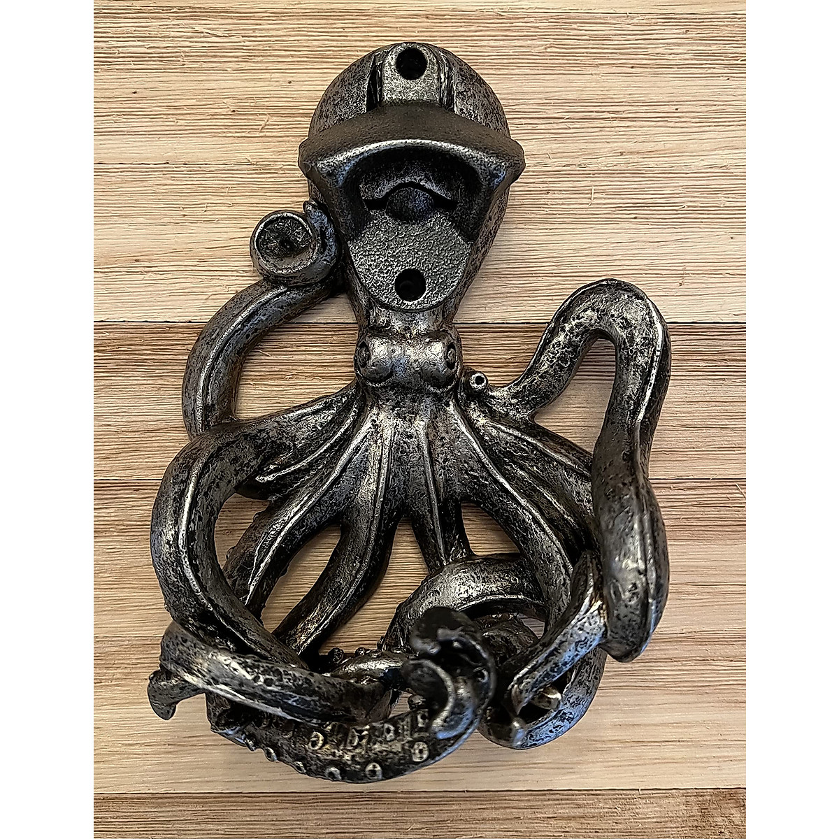 Octopus Bottle Opener - Wall Mount Nautical Ocean Beach Coastal Decor