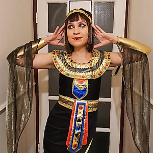 Amscan 847814 Adult Egyptian Queen Cleopatra Costume, Small Size