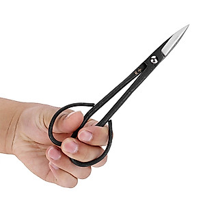 190mm Professional onsai Scissors for Arranging Flowers, Trimming Plants, for Grow Room or Gardening, Stainless Steel Bonsai Tools Garden Scissors