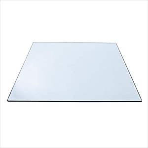36" Square Glass Table Top 1/2" Thick 1" Beveled Edge