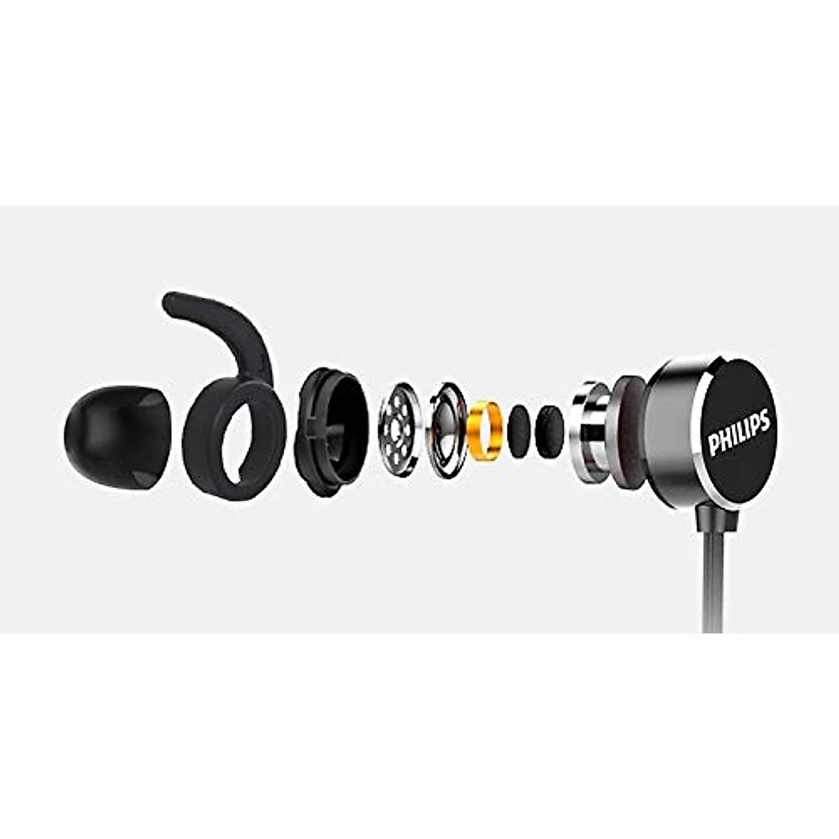 Philips Audio Bluetooth in Ear Headphones UN102BK/00 Wireless in Ears (Bluetooth, 6mm Driver, Fast Charging, Noise Isolation) Black