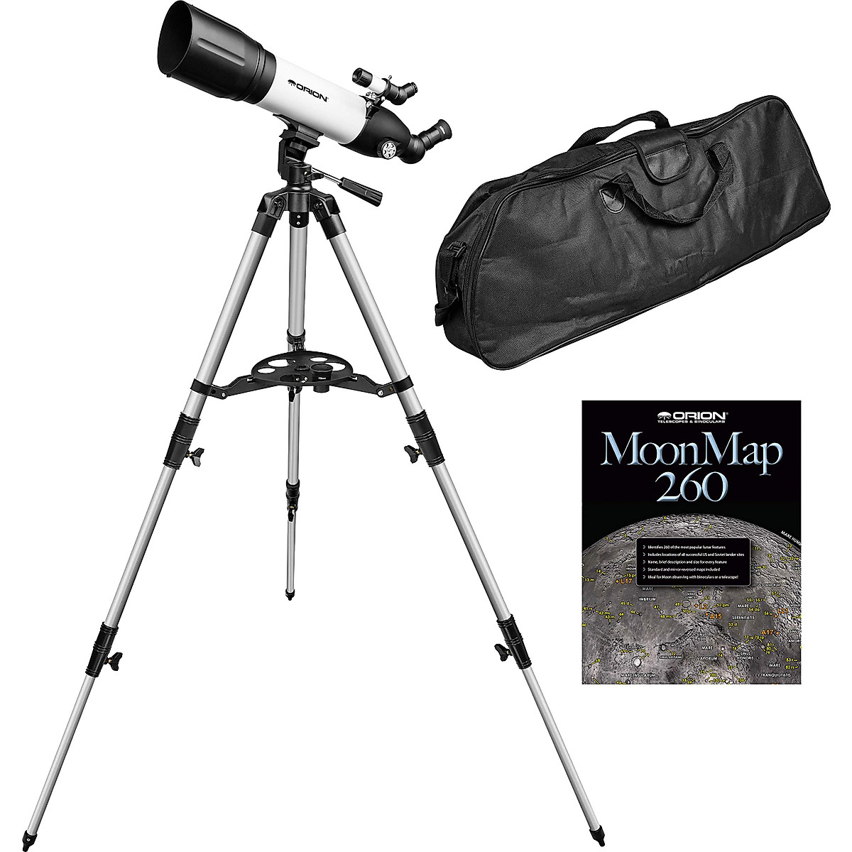 Orion 10282 STARBLAST 90mm Altazimuth Travel Refractor Telescope