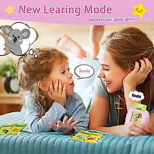 Toys for 2 3 4 5 Year Old Boys and Girls, 384 Sight Words Talking Flash Cards, Autism Sensory Toys for Autistic Children, Speech Therapy Toys Educational Learning Montessori Toys…