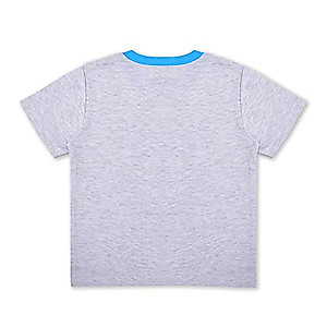 Sesame Street Elmo and Cookie Monster Boys 2 Piece T-Shirt and Short Set for Infant and Toddler- Red/Blue