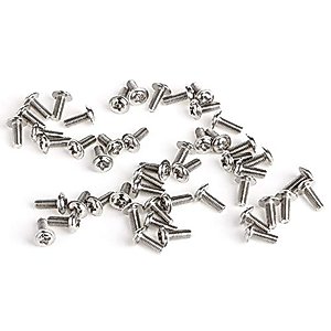 Screw 50 Pcs Quadrex Head Short Computer Case Motherboard Screws