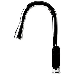 ALFI brand ABKF3480-PC Kitchen Faucet, 15.25"H, Polished Chrome