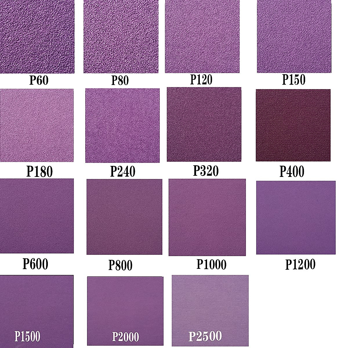 Sandpaper 400 Grit, Wet Dry Sanding Sheets 9 x 11 Inch, Advanced White Fused Alumina Abrasive Sander Paper for Wood Furniture Finishing, Metal Sanding, Automotive Polishing, Purple,12-Sheets