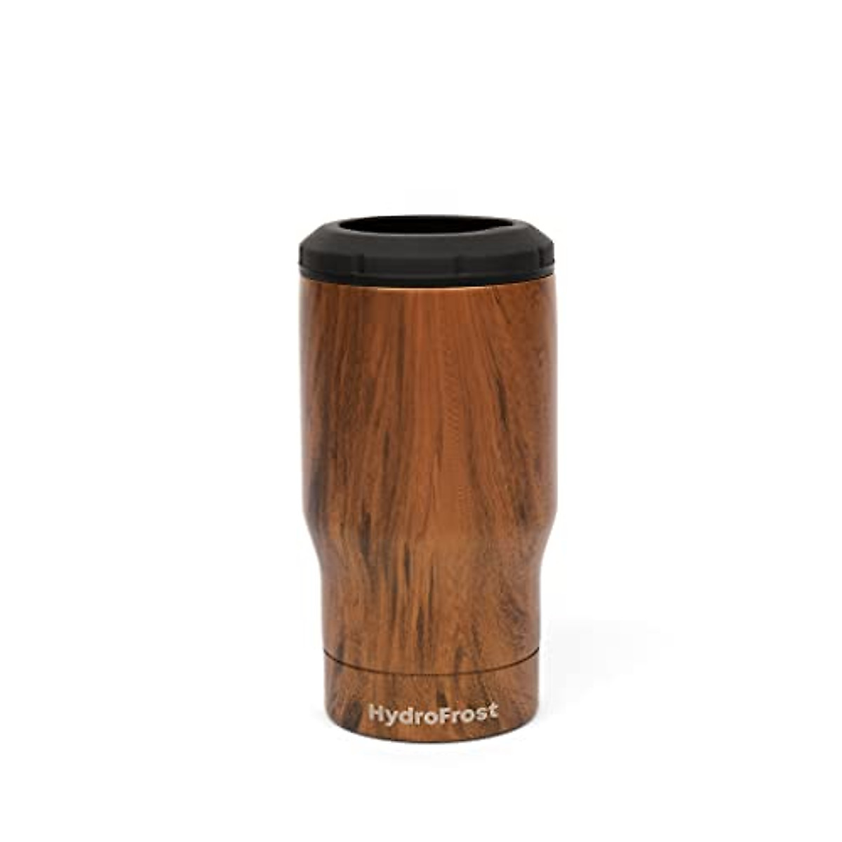 4-IN-1 DOUBLE WALL STAINLESS STEEL CAN COOLER WITH BEER OPENER. INSULATED STAINLESS STEEL DRINK FOR 12OZ SLIM CANS, STANDARD CANS, BEER BOTTLES AND DRINKING CUP