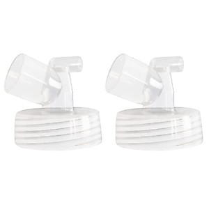 Idaho Jones Spectra Wide Mouth Connector (2pcs) | Premium Quality Base Connectors for Spectra Breast Pump | Set of 2 Widemouth Connectors 100% Compatible with Spectra S1, Spectra S2, Spectra 9 Plus