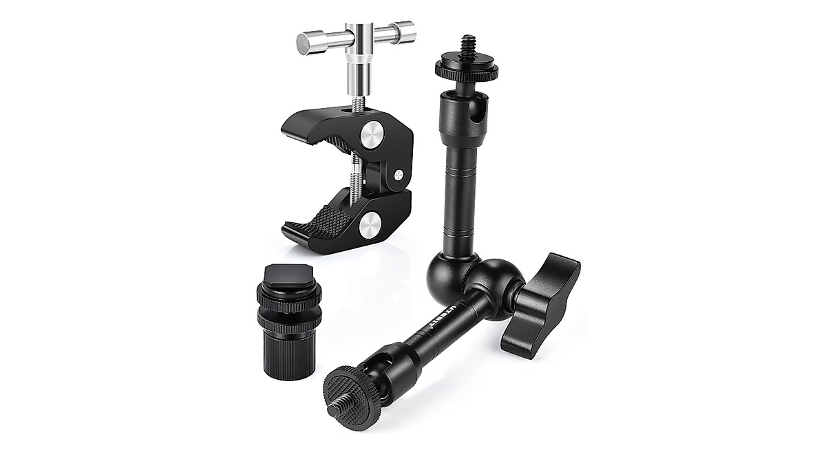 UTEBIT 9-Inch Adjustable Magic Arm with Super Clamp