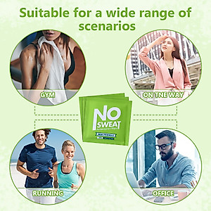 Timgle 150 Pcs Antiperspirant Deodorant Wipes Individually Wrapped Bulk Armpit Deodorant Sweat Wipes Body Wipes for Women Men Teens Underarm Armpit Excessive Sweating(Bright)