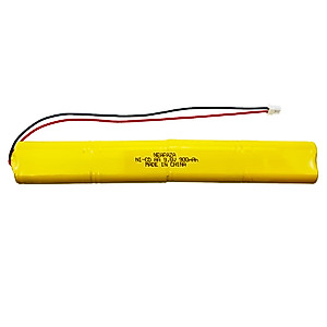 NEAFAZA BBAT0043A Ni-Cd 9.6V 900mAh Emergency Light Lighting Fixture Battery Compatible with ELBB003 ELB-B003 ELB-B004 ELBB004 OSI OSA228 DANTONA CUSTOM-306-U BBAT0044A BAA-96 (1 Pack)