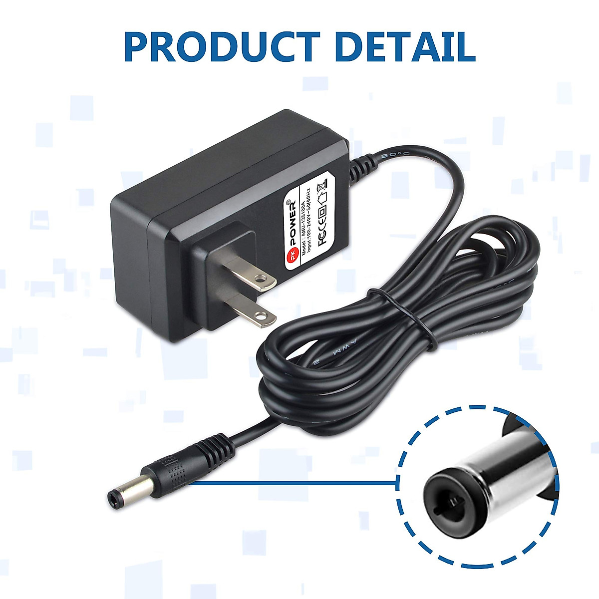 PKPOWER AC Adapter Charger for Stanley J7CS J5C09 J312 J45TK Peak Stanley Fatmax 700 Peak 350 AMP Jump Starter Power Supply Cord Cable PS Wall Home Battery Charger