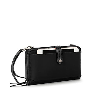 The Sak Esperato Large Smartphone Crossbody in Recycled Nylon, Black