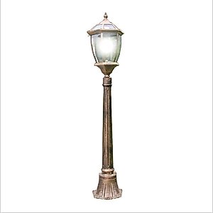 XIAOXY Solar LED Lawn Light Outdoor Garden Light Solar Street Light Home Villa Lights Garden View Lights European Waterproof Outdoor Column Headlight Rural Outdoor Wall Door Pillar Lamp