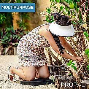 Thick Kneeling Pad, Garden Kneeler for Gardening, Bath Kneeler for Baby Bath, Kneeling Mat for Exercise & Yoga, Knee Pad for Work, Floor Foam Pad, Extra Large (XL) 18 x 11 x 1.5 Inches, Black