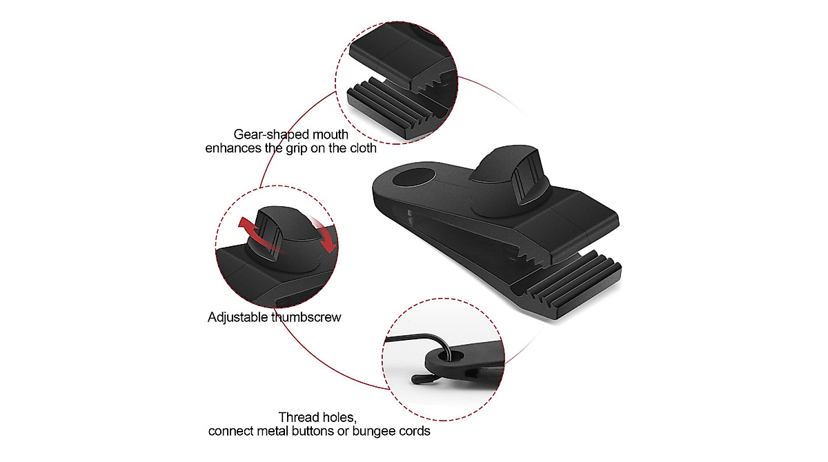 Heavy Duty Tarp Clips - Durable & Secure 15 Pack