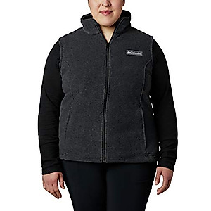 Columbia Women's Benton Springs Vest, Charcoal Heather, XX-Large