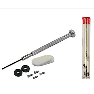 (2 Pack) 11pc Compact Eye Glasses Repair Kit Case for Fixing All Kinds of Broken Glasses