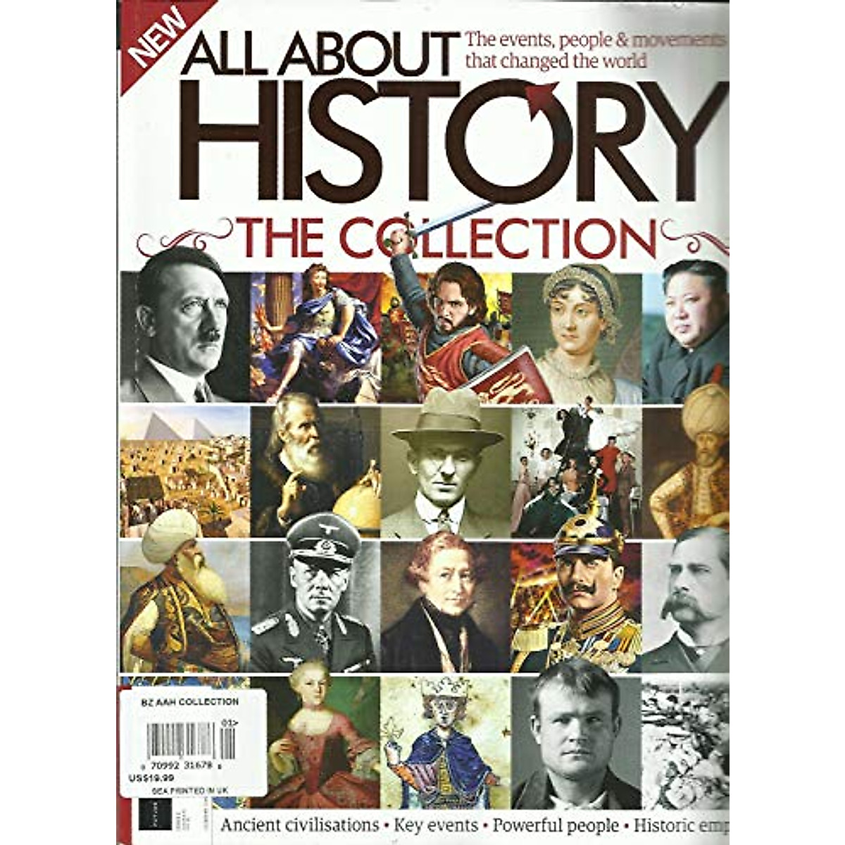 ALL ABOUT HISTORY THE COLLECTION VOL, 2 ISSUE, 2 BACK COVER FOLDED OR ROUGH