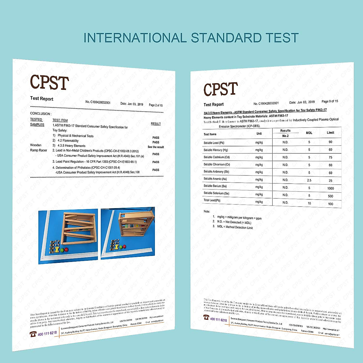 Wooden Ramp Racer. Race Track for Toddlers and 3 Wood Cars and 2 Balls,Toddler Toys for 1 2 3 Year Old Boy and Girl Gifts