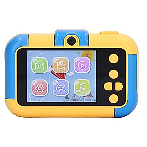 Kids Digital Camera, 40MP Childrens Toy Camera Support Video Recording, Digital Video Cameras for Toddler, Round LovelyGifts with Cartoon Photo Frame