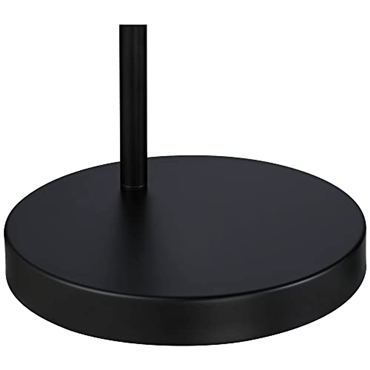 360 Lighting Cora Modern Industrial 72" Tall Arc Floor Lamp Standing with Smart Socket Black Metal White Linen Drum Shade for Living Room Reading Family Bedroom Office House Home Decor