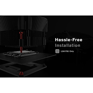 ID-COOLING DK-07i CPU Cooler for LGA1700, 60mm Height Low-Profile CPU Air Cooler with Aluminum Fins, Rainbow RGB Lighting, 120mm PWM Fan, Thermal Compound Included, TDP 125W