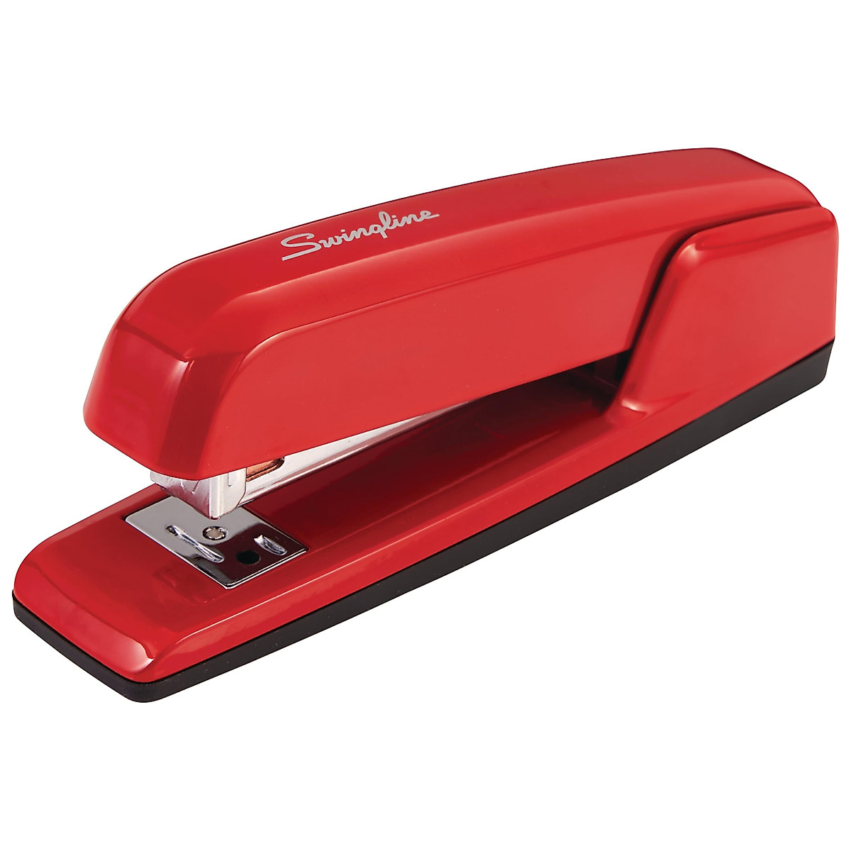 Swingline Stapler, 747 Iconic Desktop Stapler, 25 Sheet Capacity, Desk, Office, Rio Red (74736)