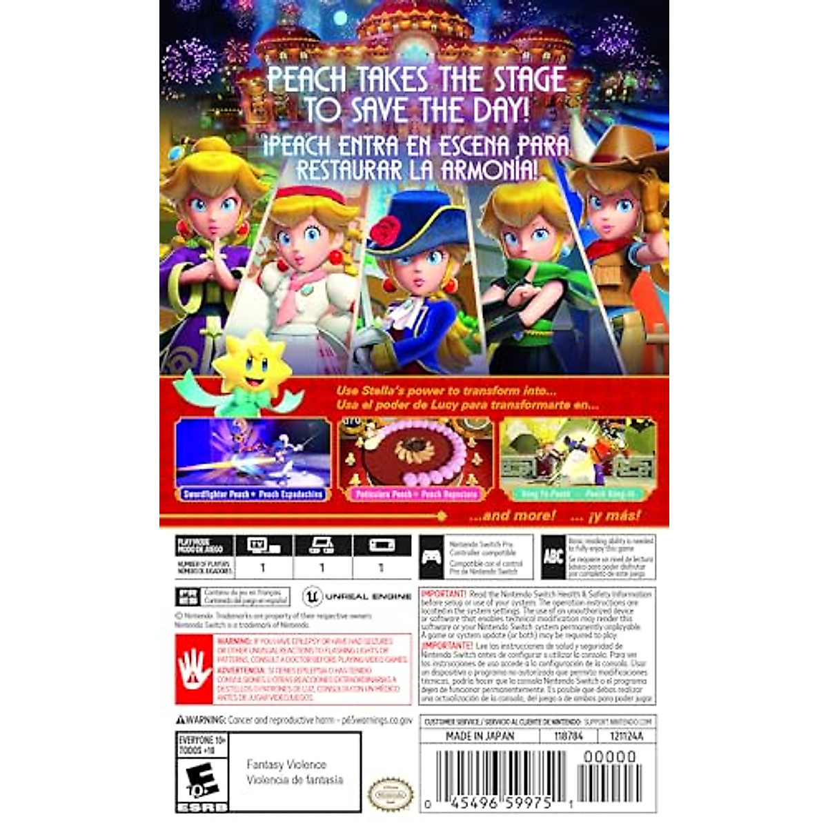 Princess Peach™: Showtime! - US Version