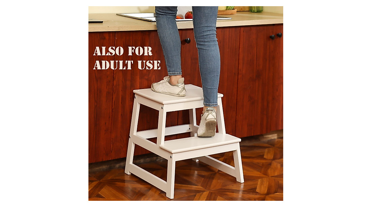 Kids Kitchen Step Stool - Safe, Easy to Assemble Montessori Helper